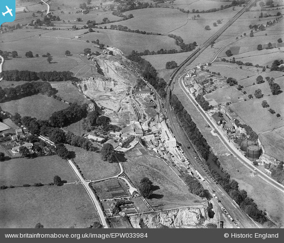EPW033984 ENGLAND (1930). Cawdor Quarry, Matlock, 1930 | Britain From Above