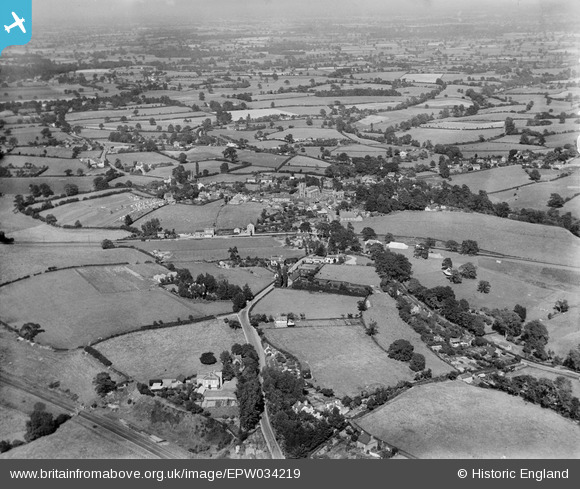 EPW034219 ENGLAND (1930). The village and surrounding countryside ...