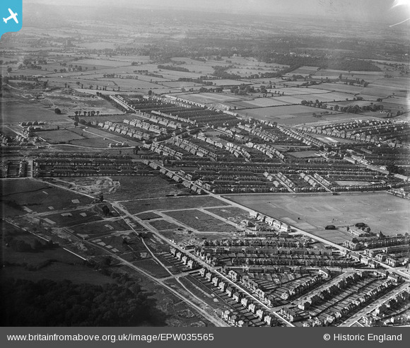 EPW035565 ENGLAND (1931). Housing off Eastern Avenue and surrounding ...