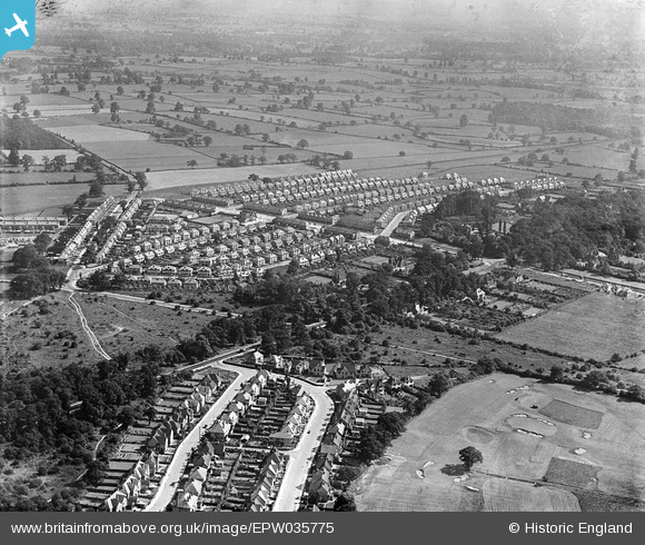 EPW035775 ENGLAND (1931). Stivichall Common, housing off the Kenpas ...