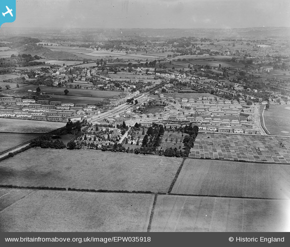 epw035918 ENGLAND (1931). Stourbridge Cemetery and High Park Avenue ...