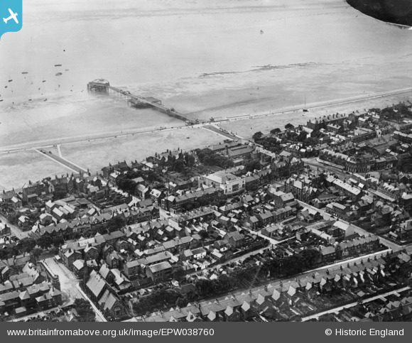 EPW038760 ENGLAND (1932). Lytham Pier, Clifton Street and environs ...