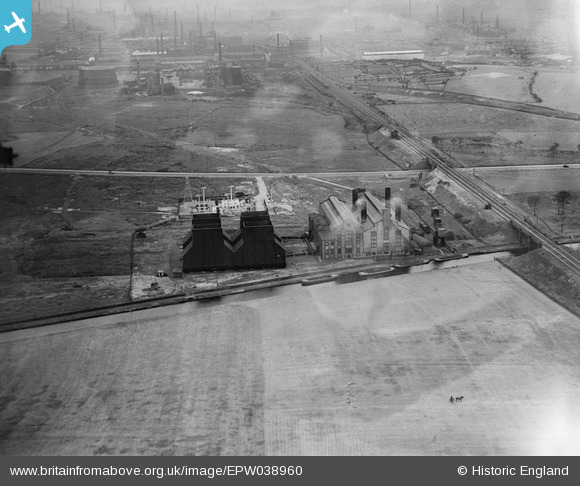 EPW038960 ENGLAND (1932). Whitebirk Power Station and environs ...