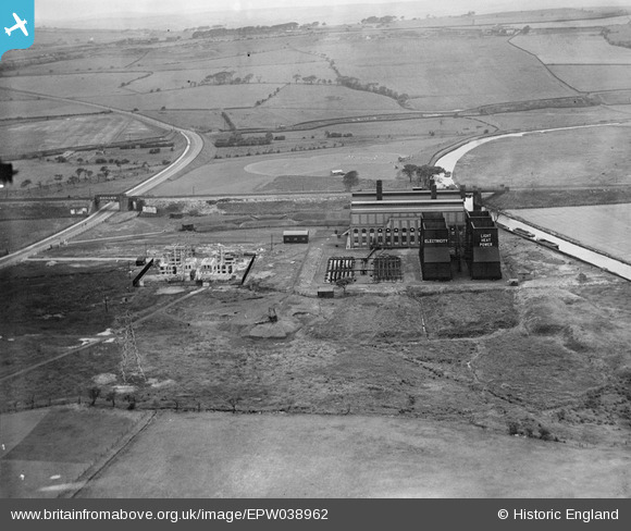 epw038962 ENGLAND (1932). Whitebirk Power Station, Whitebirk, 1932 ...