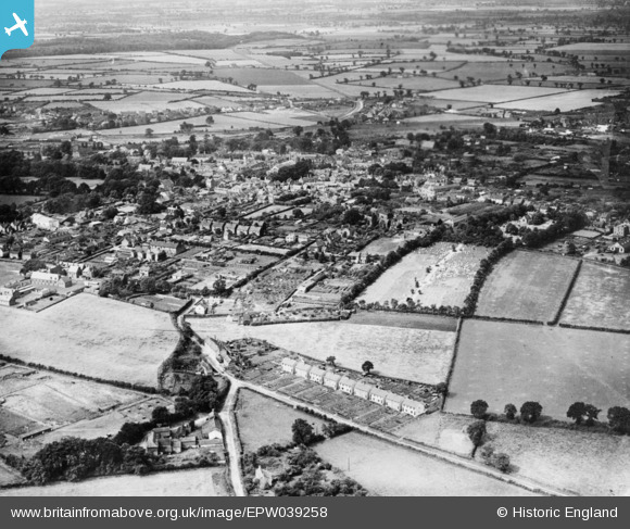 EPW039258 ENGLAND (1932). The town, North Walsham, from the north-east ...