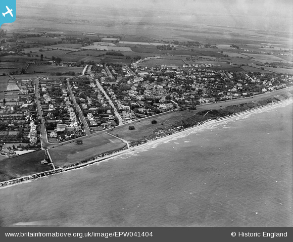 EPW041404 ENGLAND (1933). The town, Frinton-On-Sea, from the south ...
