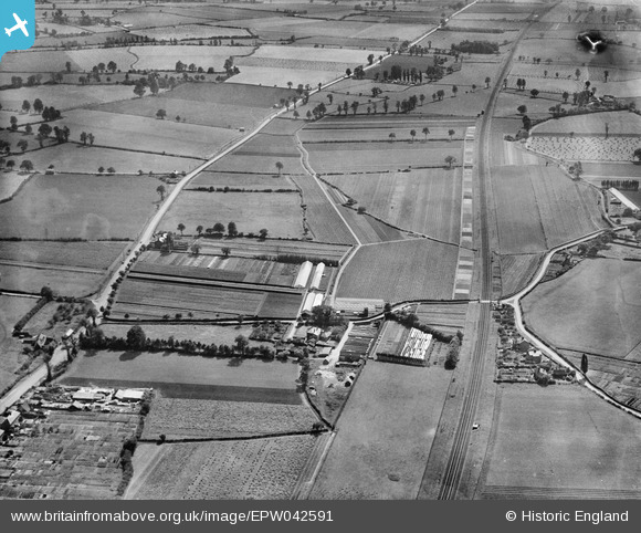 epw042591 ENGLAND (1933). Palmer's Farm and nurseries on Dobbies Lane ...