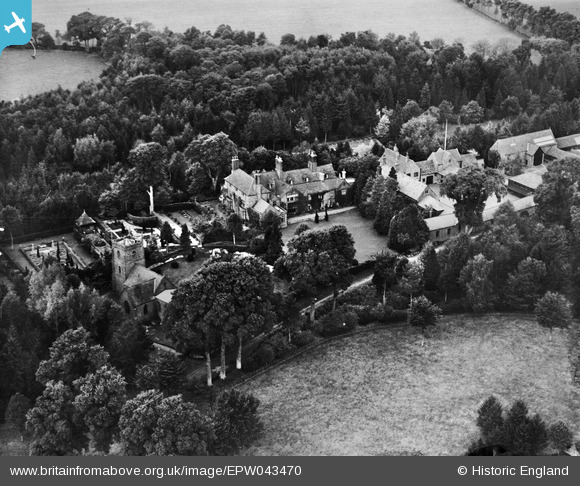EPW043470 ENGLAND (1933). How Caple Court and St Andrew's Church, How ...