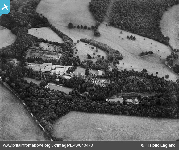 EPW043473 ENGLAND (1933). How Caple Court, St Andrew's Church and ...