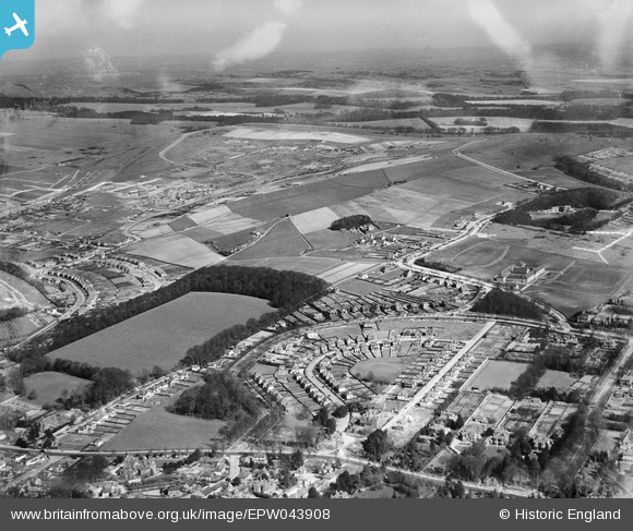 EPW043908 ENGLAND (1934). Withdean Park, housing development around ...