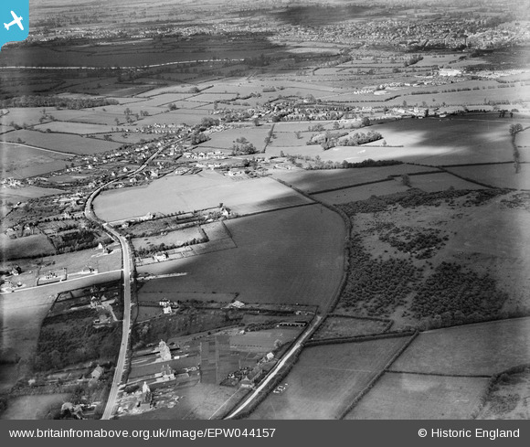 EPW044157 ENGLAND (1934). The A420 and environs, Cumnor Hill, from the ...