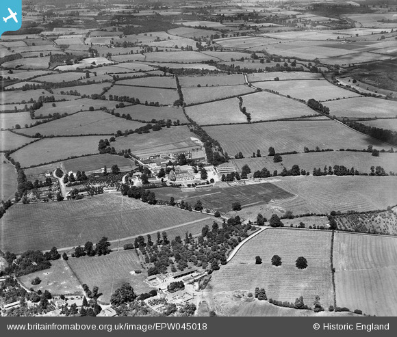 EPW045018 ENGLAND (1934). Besford Court and surrounding countryside ...