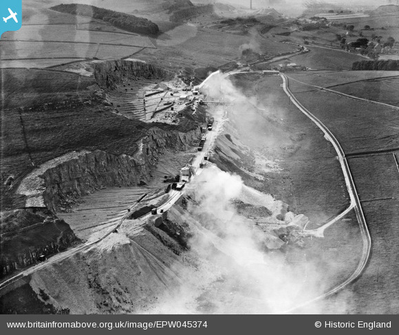 EPW045374 ENGLAND (1934). Hillhead Limestone Quarry, Staker Hill, 1934 ...