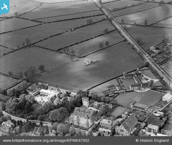 epw047302 ENGLAND (1935). Constables Boarding House and adjoining rugby ...