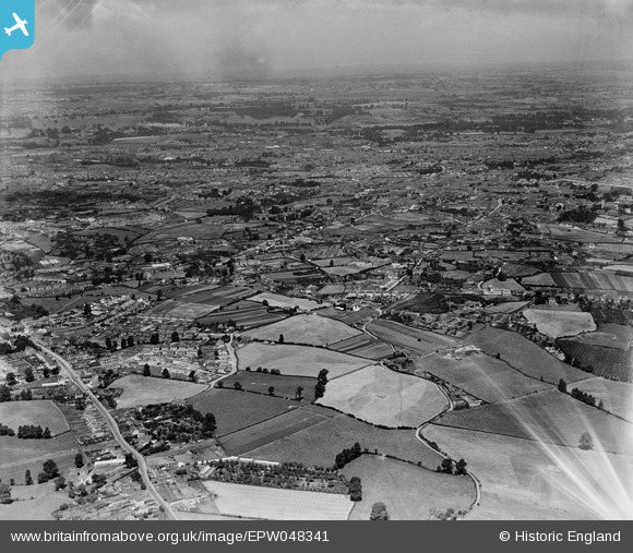 epw048341 ENGLAND (1935). The area around Hinton Lane looking towards ...