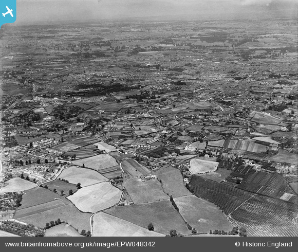 EPW048342 ENGLAND (1935). The area around Hinton Lane looking towards ...