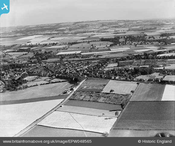 EPW048565 ENGLAND (1935). The town and surrounding countryside, Malton ...