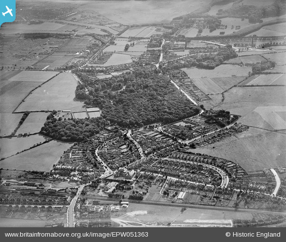 epw051363 ENGLAND (1936). Hampden Park and environs, Hampden Park, from ...