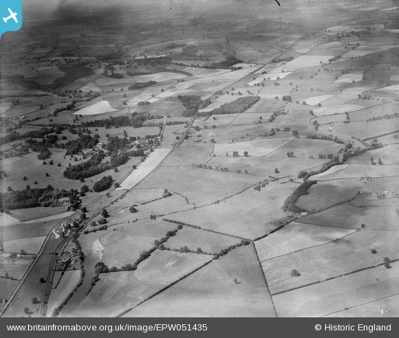 EPW051435 ENGLAND (1936). Countryside around Cound Halt and the Severn ...