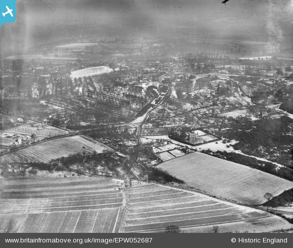 EPW052687 ENGLAND (1937). Cookham Dean in the snow, Cookham Dean, from ...