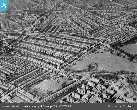 epw052793 ENGLAND (1937). Elmbourne Road and environs, Tooting Bec ...