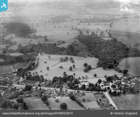 EPW053870 ENGLAND (1937). The High Street and countryside to the north ...