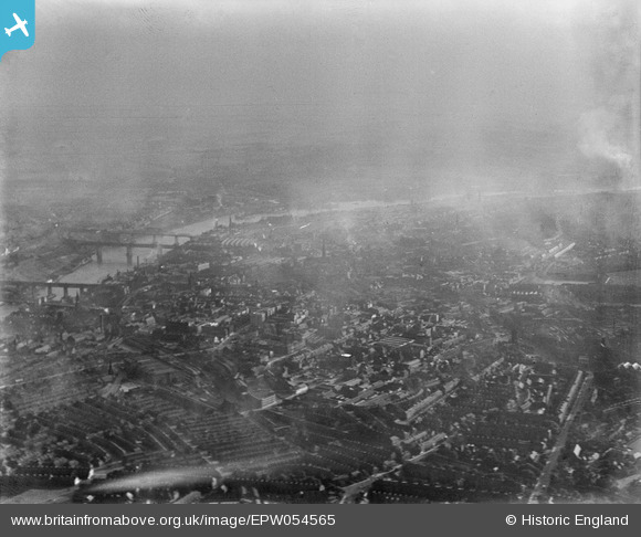 EPW054565 ENGLAND (1937). The city centre, Newcastle upon Tyne, from ...