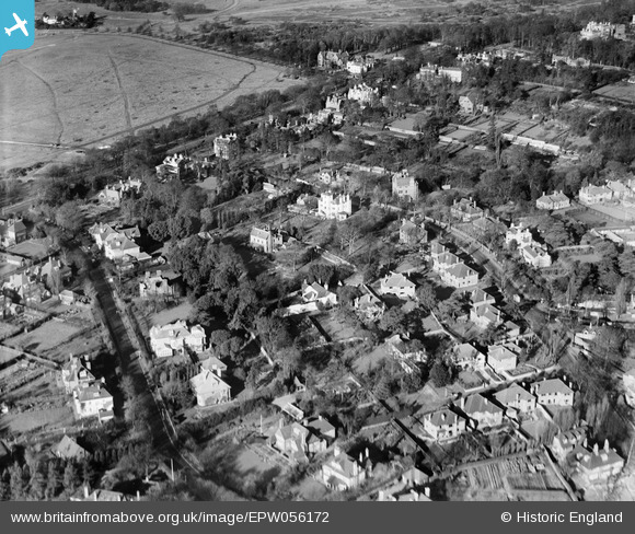 epw056172 ENGLAND (1937). The residential area surrounding Burghley ...
