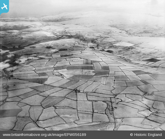 EPW056189 ENGLAND (1937). How Hills and Cold Fell, Sheepfields, from ...