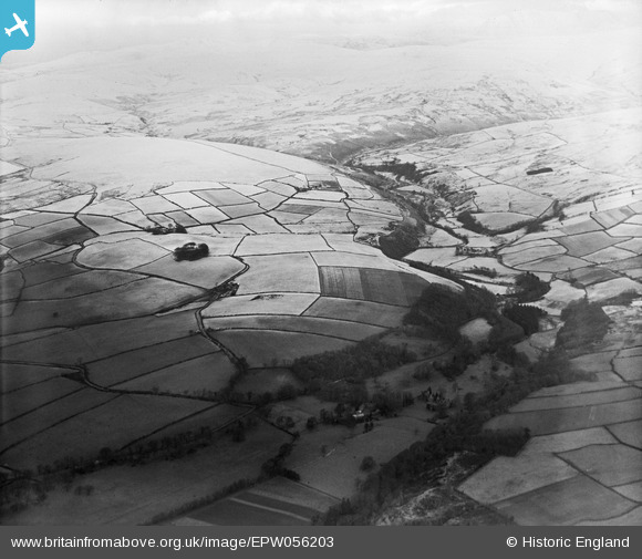 EPW056203 ENGLAND (1937). Cold Fell and the River Calder, Stephney ...