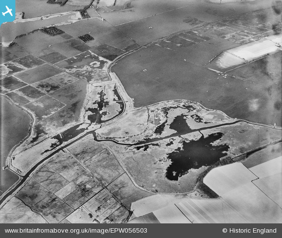 EPW056503 ENGLAND (1938). Flooding around the Hundred Stream, Martham ...