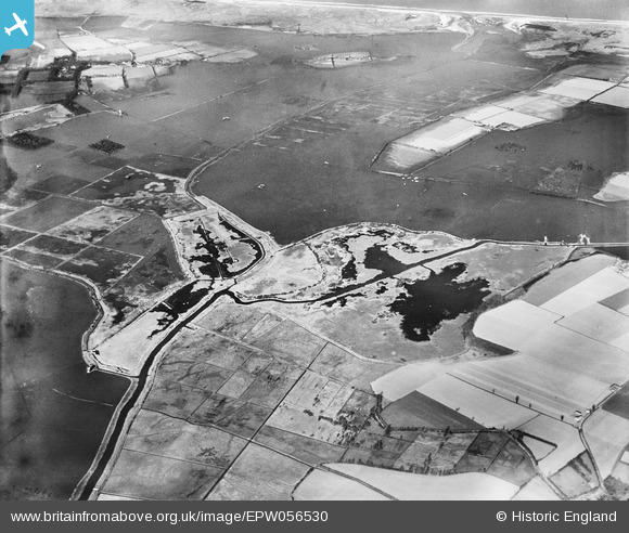 epw056530 ENGLAND (1938). Flooding around the Hundred Stream, Martham ...