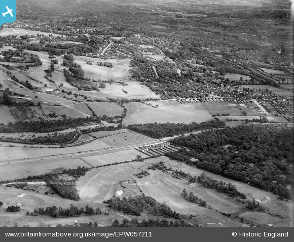 epw057211 ENGLAND (1938). Beverley Meads, Copse Hill and environs ...