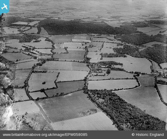 epw058085 ENGLAND (1938). Ellisfield Manor and surrounding countryside ...