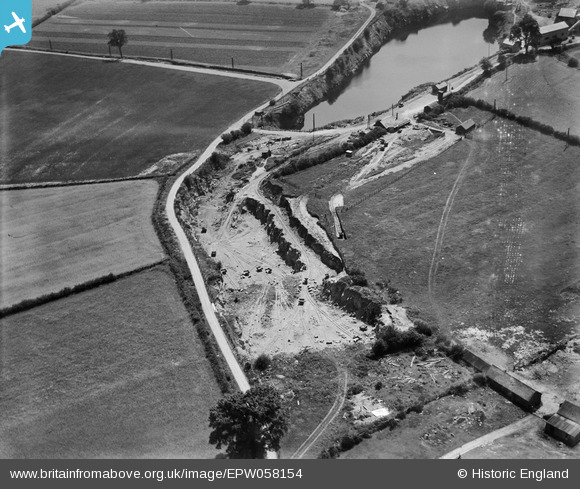 epw058154 ENGLAND (1938). Barrow Hill Quarry, Earl Shilton, 1938 ...