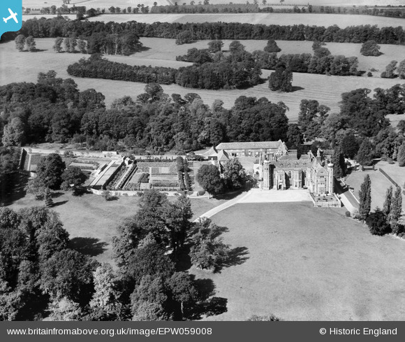 EPW059008 ENGLAND (1938). Madingley Hall, Madingley, 1938 | Britain ...
