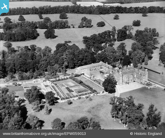 EPW059013 ENGLAND (1938). Madingley Hall, Madingley, 1938 | Britain ...