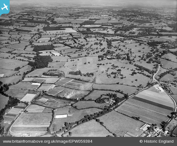 EPW059384 ENGLAND (1938). Pickhill Farm, Warlies Park and surrounding ...