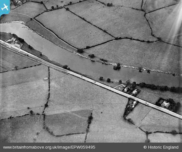 EPW059495 ENGLAND (1938). The River Ribble and Preston New Road by Glen ...