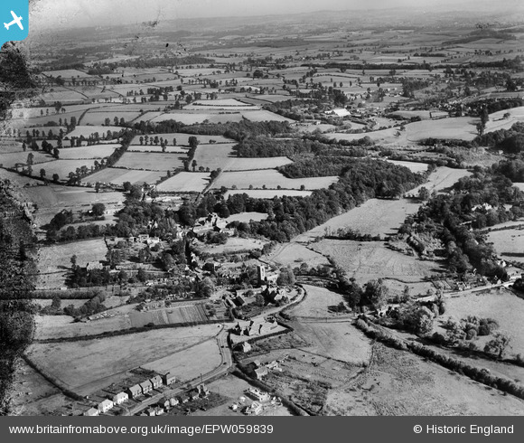 EPW059839 ENGLAND (1938). The village, Wolverley, from the south-east ...