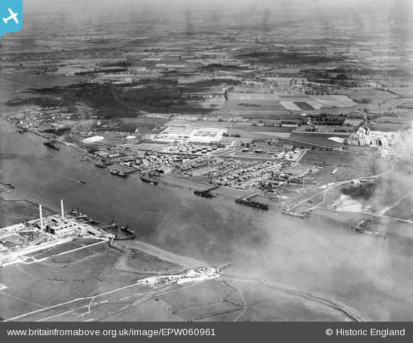 epw060961 ENGLAND (1939). Purfleet Wharf and the Anglo-American Oil ...