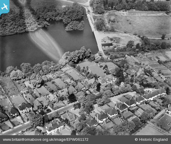 epw061172 ENGLAND (1939). Housing on Somerville Road at Windley Pool ...