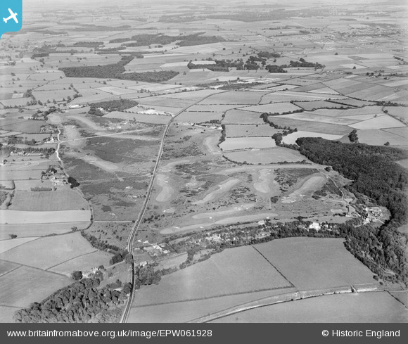 EPW061928 ENGLAND (1939). Lindrick Golf Course, Lindrick Common, from ...