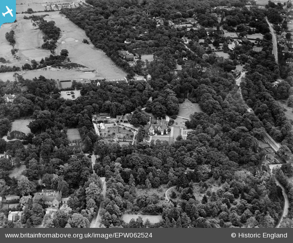 epw062524 ENGLAND (1939). Coombe End House and the surrounding area ...