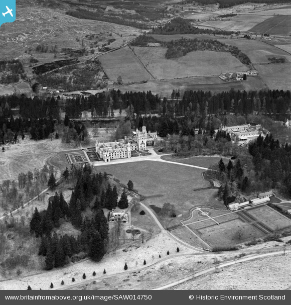 Saw014750 SCOTLAND 1948 Balmoral Castle Balmoral Estate An Oblique Saw014750 SCOTLAND 1948 Balmoral Castle Balmoral Estate An Oblique