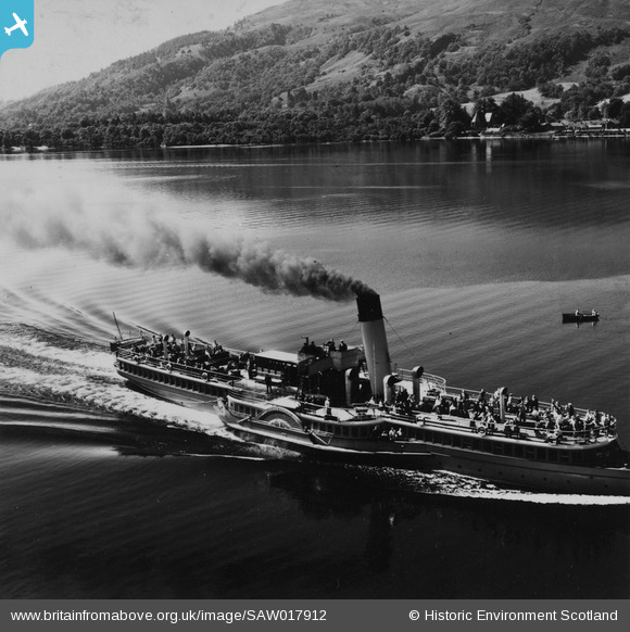 SAW017912 SCOTLAND (1948). Prince Edward, Loch Lomond, Luss. An oblique ...