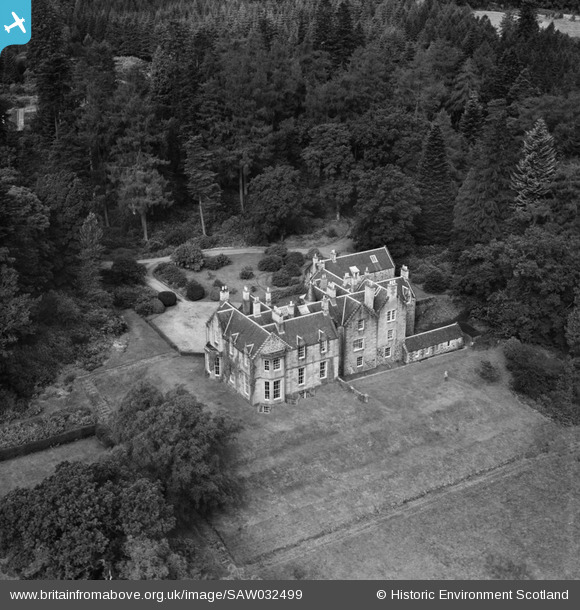 SAW032499 SCOTLAND (1950). Ardanaiseig House, Loch Awe. An oblique ...