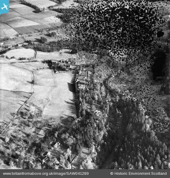 SAW041289 SCOTLAND (1951). Bridge of Cally, general view. An oblique ...