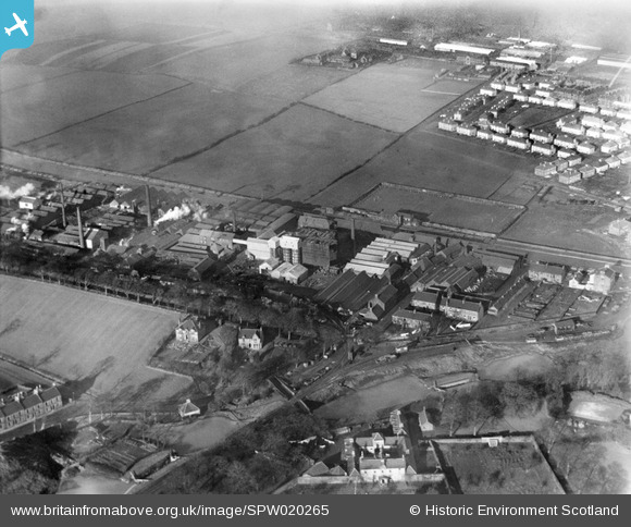spw020265 SCOTLAND (1928). Tamfourhill Road Foundry and South ...