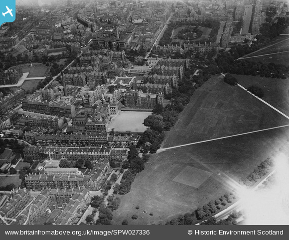 spw027336 SCOTLAND (1929). Edinburgh, general view, showing West Meadow ...